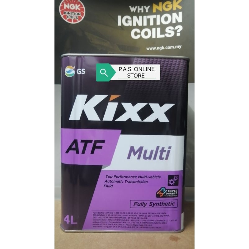 KIXX ATF MULTI FULLY SYNTHETIC AUTOMATIC TRANSMISSION FLUID | Shopee ...