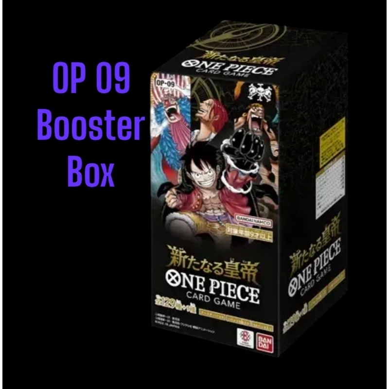 [VA] One Piece TCG OP09 Booster Box Emperors in the New World Japanese ...