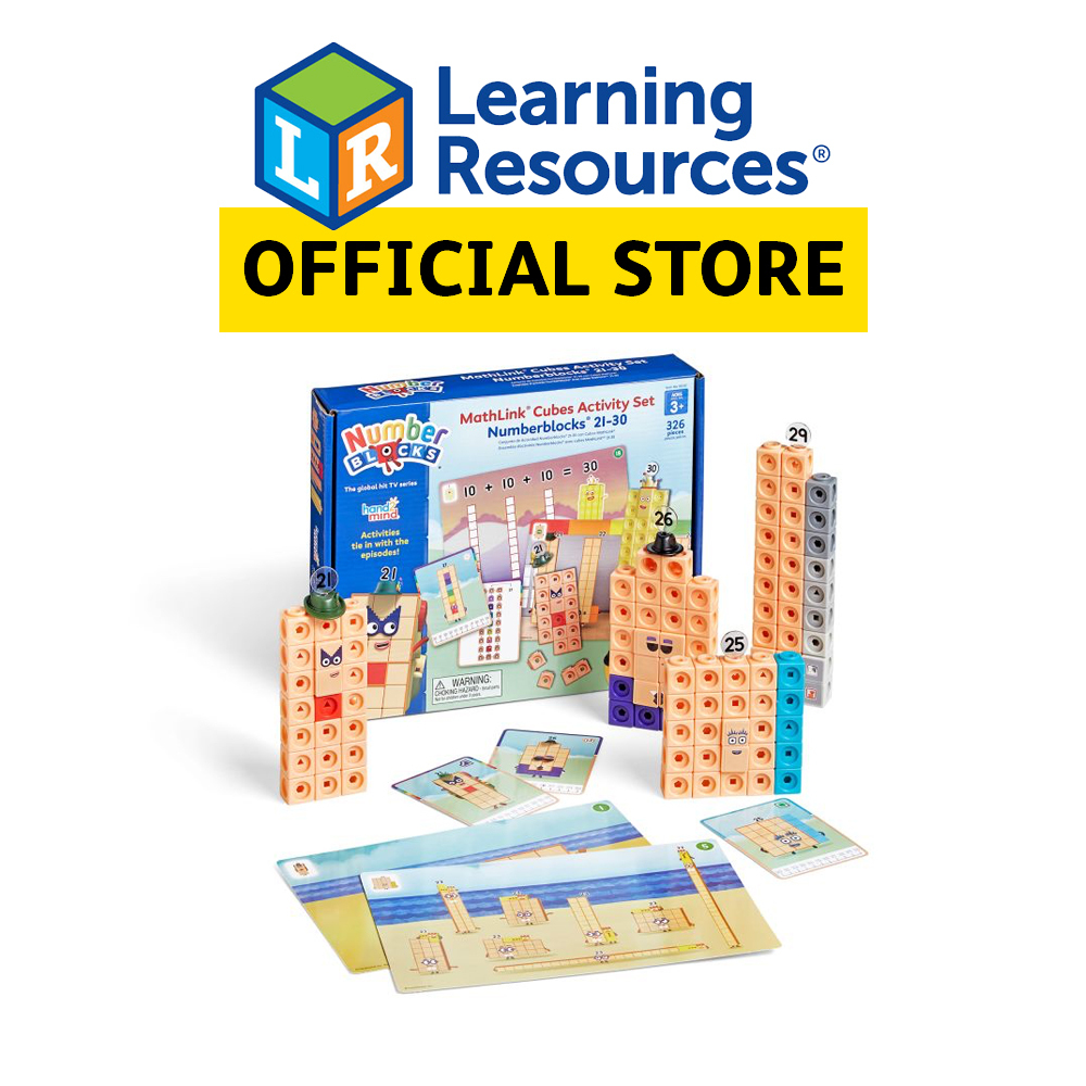 Learning Resources MathLink Cubes Numberblocks 21-30 Activity Set by ...