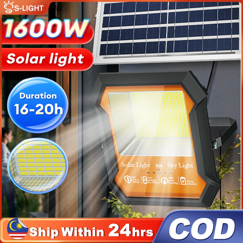 Ready Stock 25000W Solar Light Outdoor Lighting LED Lampu Solar IP67 ...