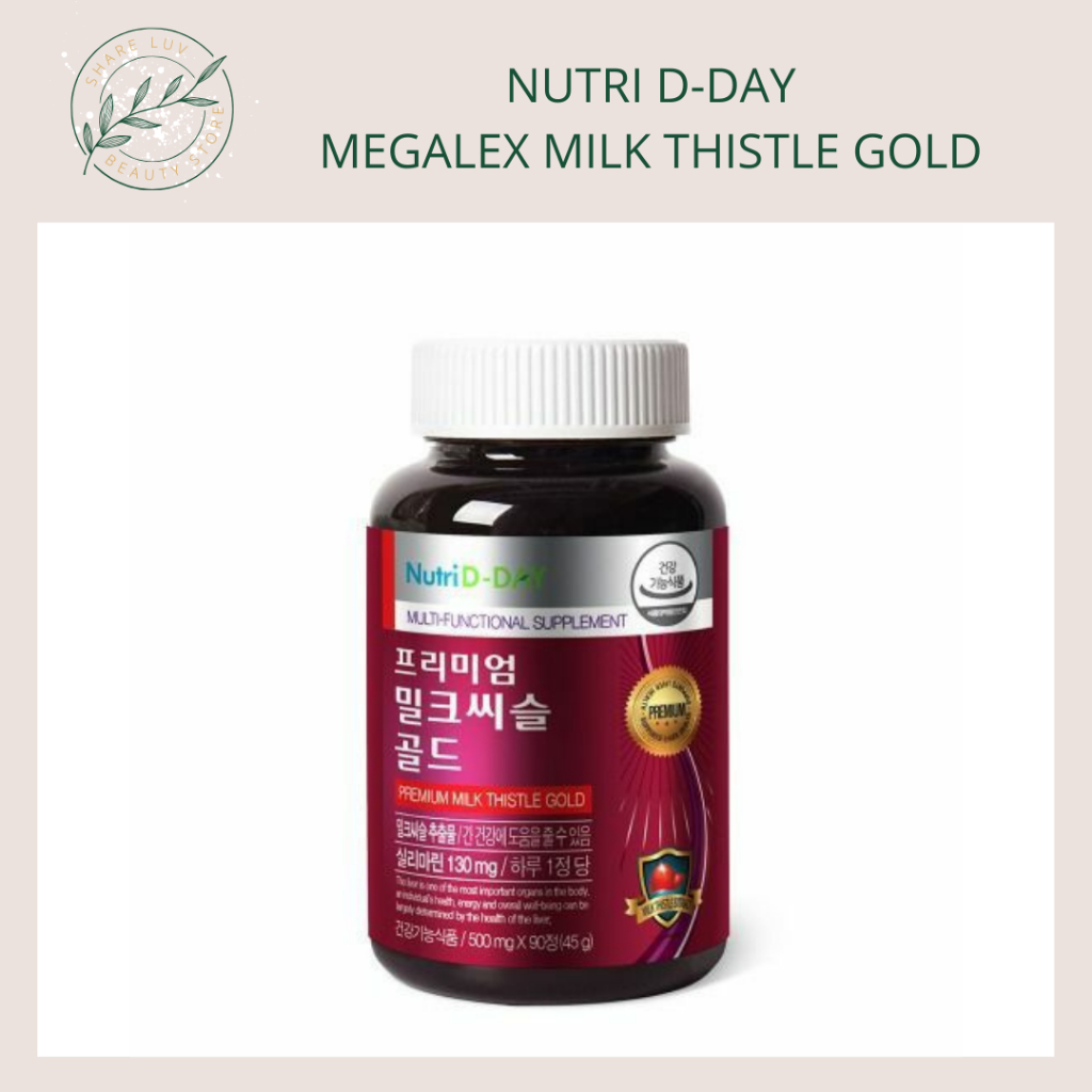 [Ready Stock] Nutri D-Day Megalex Milk Thistle Gold 500mg x 90 Tablets ...