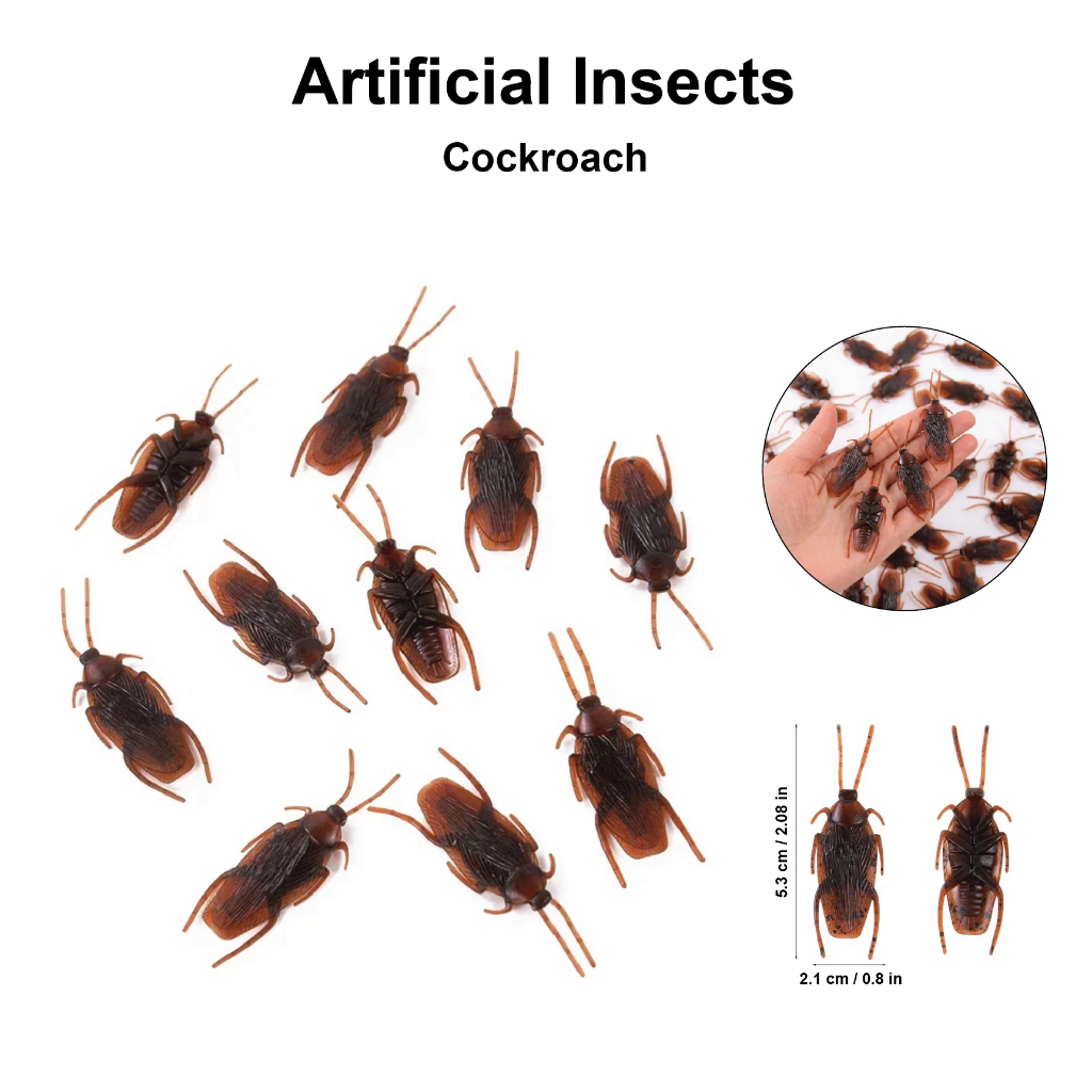 Artificial Cockroach / Joke Toys / Prank Cockroach / Plastic Bugs ...