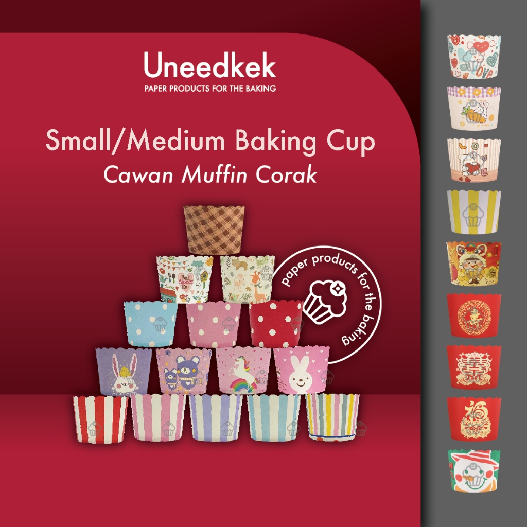 Cup Cake Cup Bekas Kek Cawan Raya Muffin Cup Cake Baking Cup Uneedkek ...