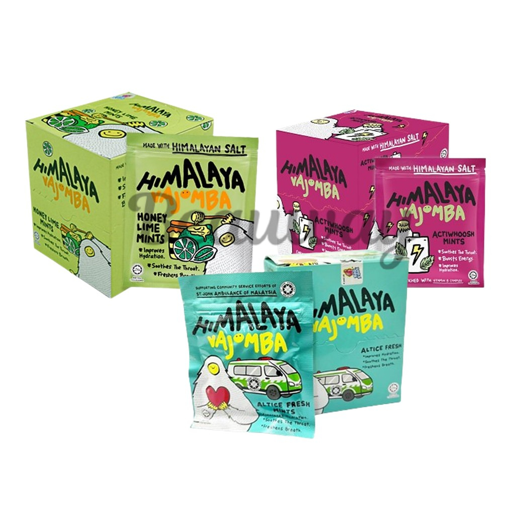 HIMALAYA VAJOMBA CANDY- HONEY LIME MINT / ACTIWHOOSH MINTS/ALTICE FRESH ...