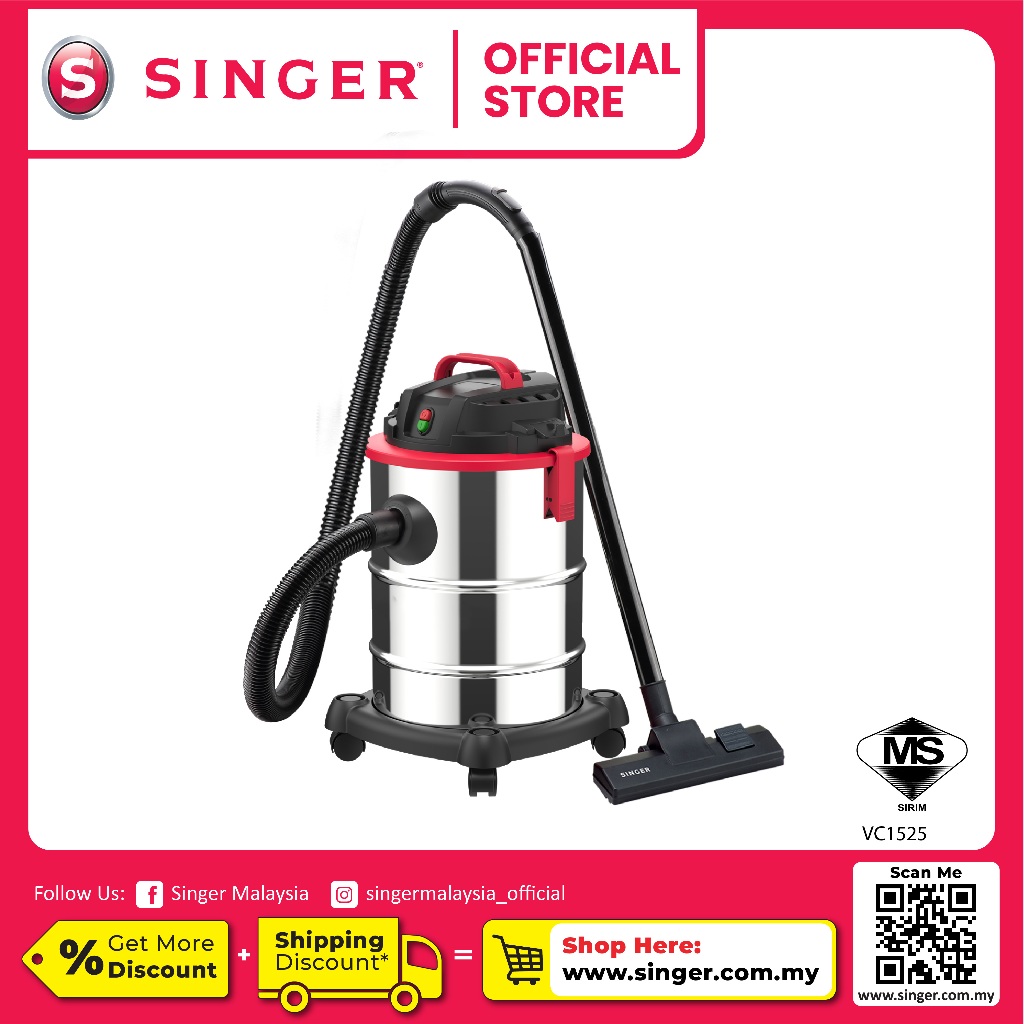 Singer VC1525 3 in 1 Vacuum Cleaner | Shopee Malaysia