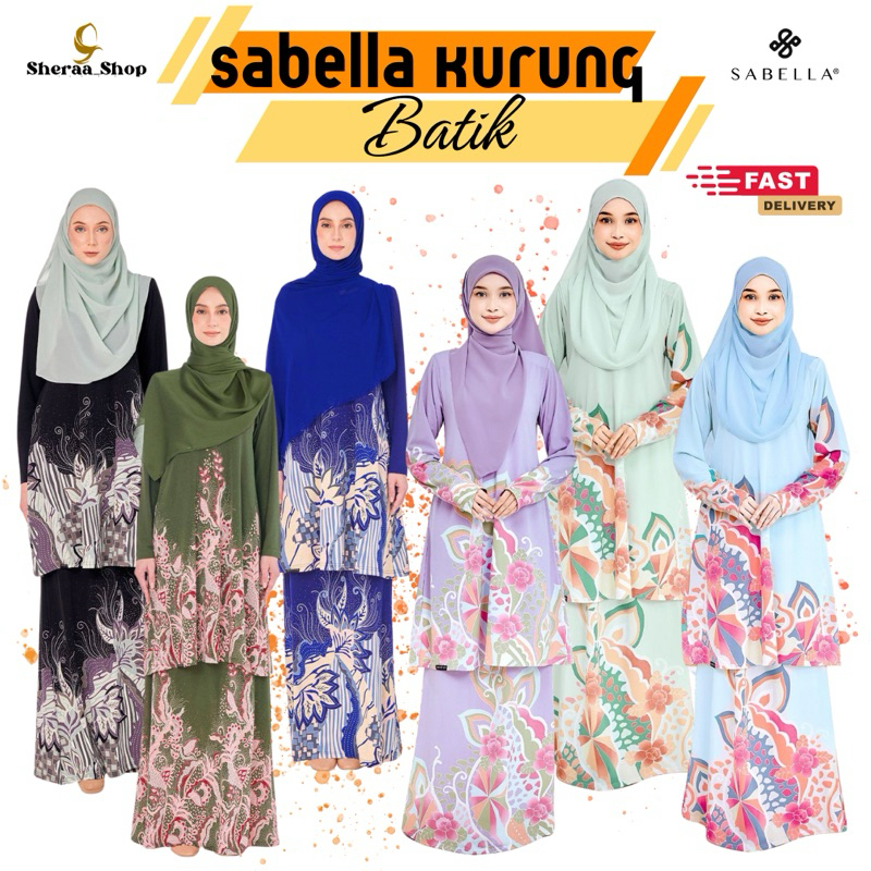 Sabella BATIK Kurung (Ready Stock) | Shopee Malaysia