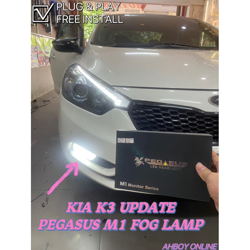 KIA K3 2022 - 2024 PEGASUS CAR HEADLAMP NEW PRODUCT M1 LED H11 45W 9600LM (CAR FOGLAMP / LOWBEAM ...