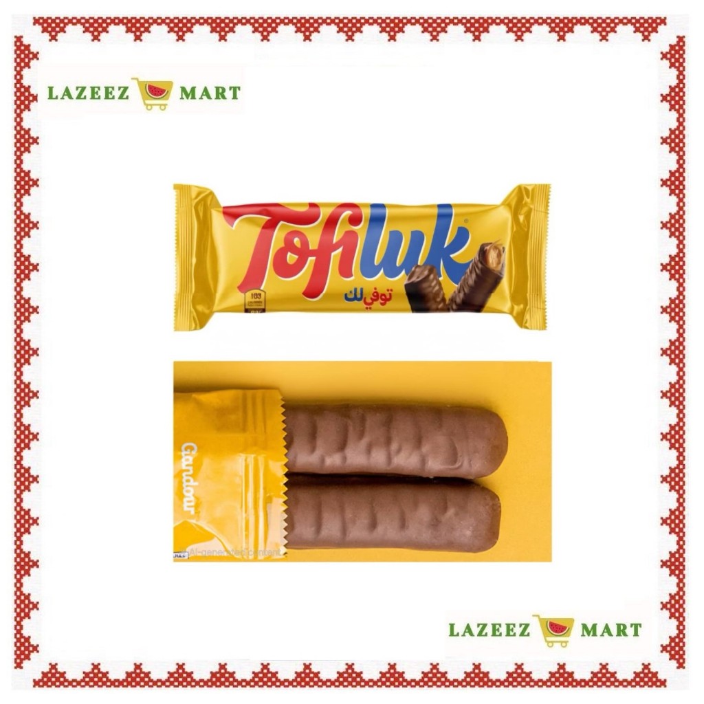 Double Bar Tofiluk Caramel Crunch Chocolate (1 box=12 Packs) | Shopee ...