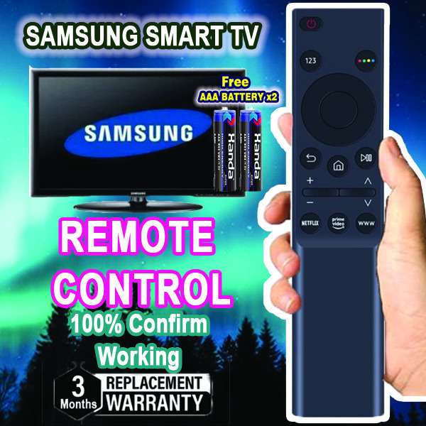 SAMSUNG TV remote For Samsung Smart-TV 2021 UA55AU AU7000 series LCD LED UHD QLED 4K HDR TV ...