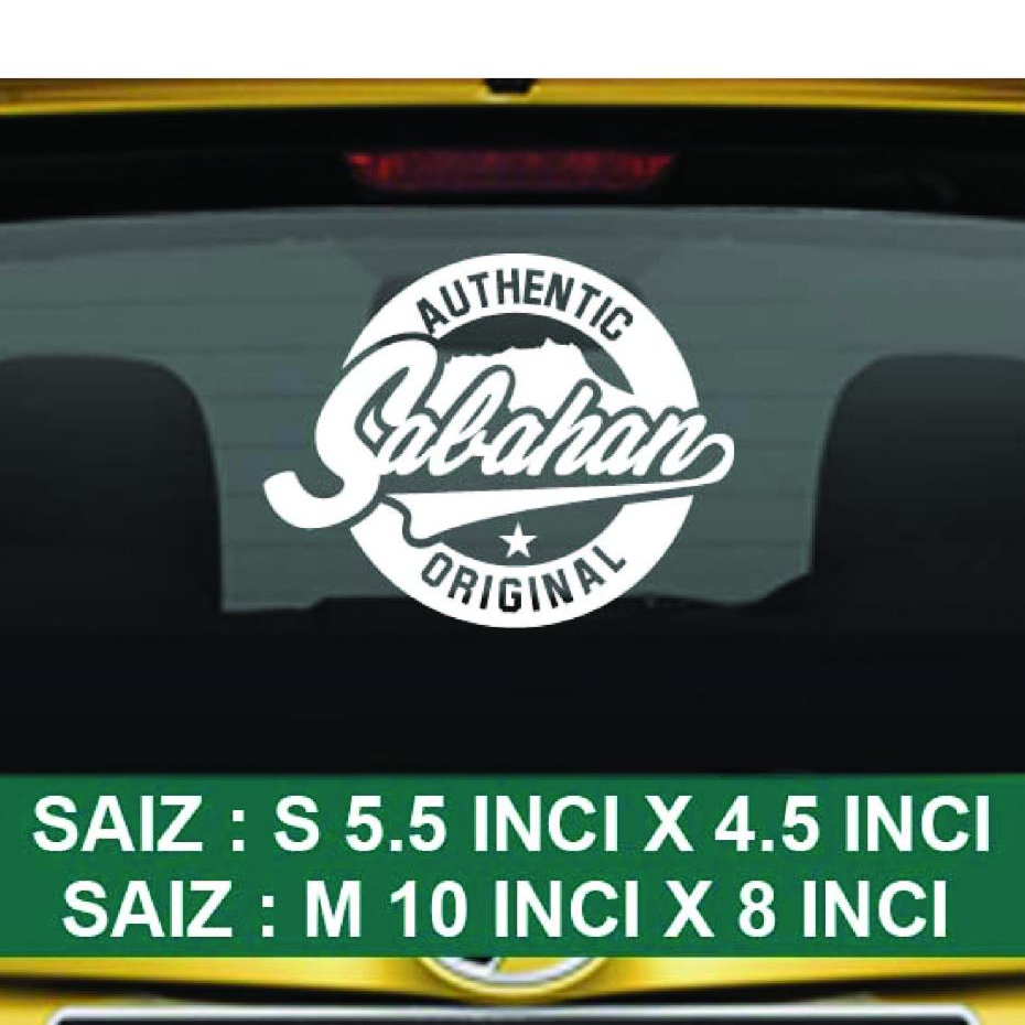 BORNEO SABAH MOUNT KINABALU STLYE MALAYSIA SERIES CAR DECAL AUTOMOTIVE ...