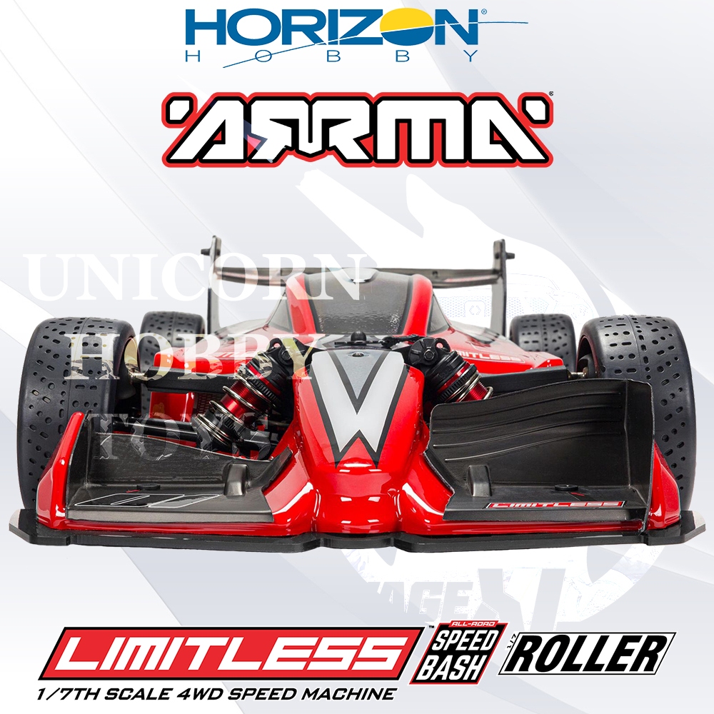 1/7 ARRMA LIMITLESS V2 SPEED BASH MACHINE 4WD All ROAD F1 FULL OPTION ...
