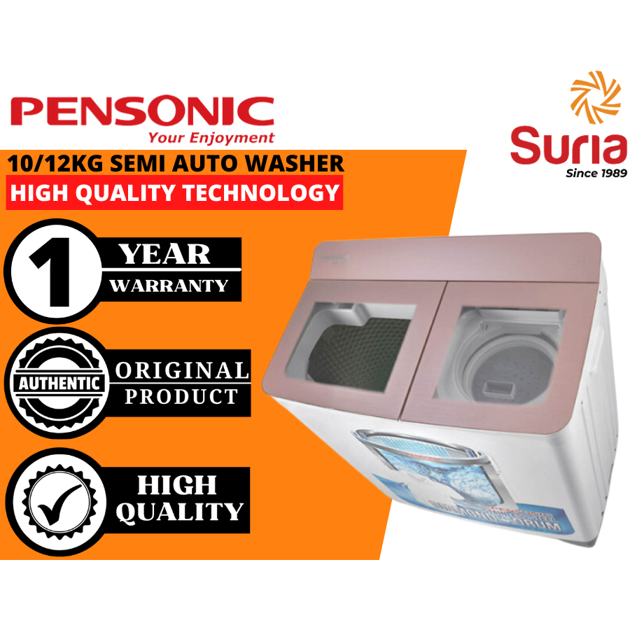 (Free Delivery Perlis,Kedah & Penang) Pensonic 10KG/12kg Semi Auto ...