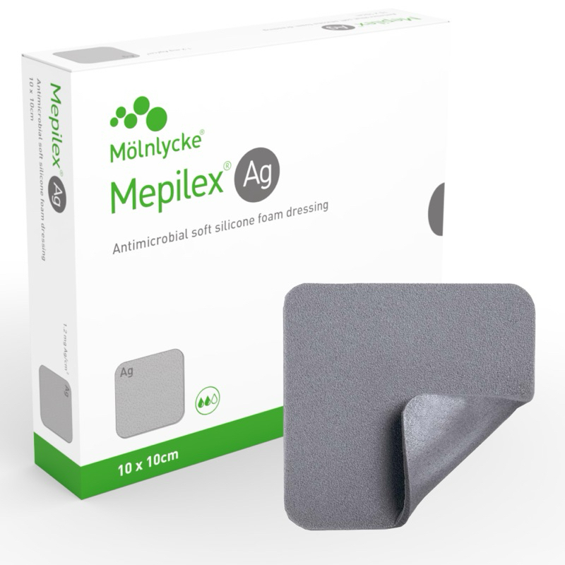 Mepilex Ag Silicone Foam Dressing 10x10cm Per Piece | Shopee Malaysia