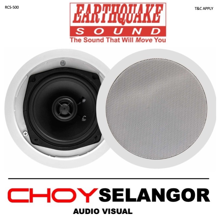 Earthquake RCS-500 Atmos Ceiling Speaker ( Pair ) | Shopee Malaysia