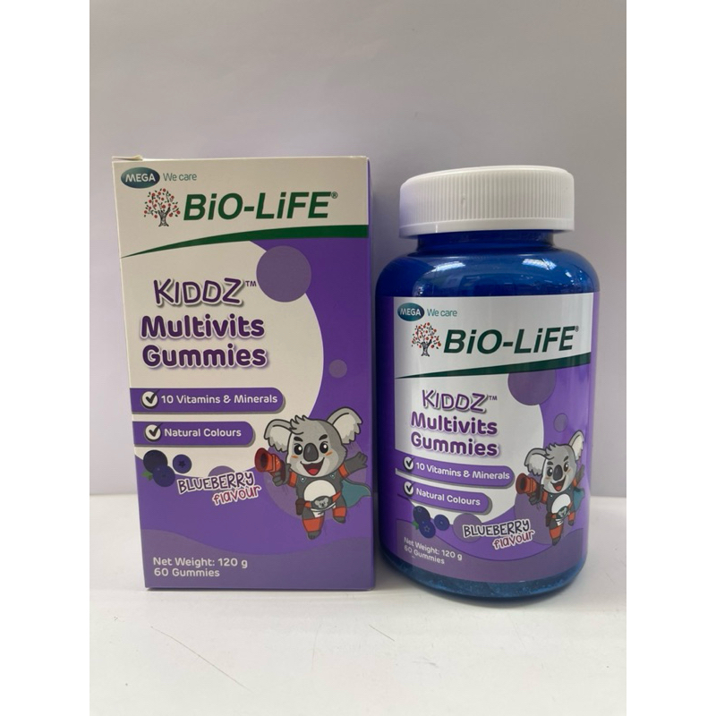 Bio-Life Kiddz Multivis Gummies Blueberry (60 gummies) | Shopee Malaysia