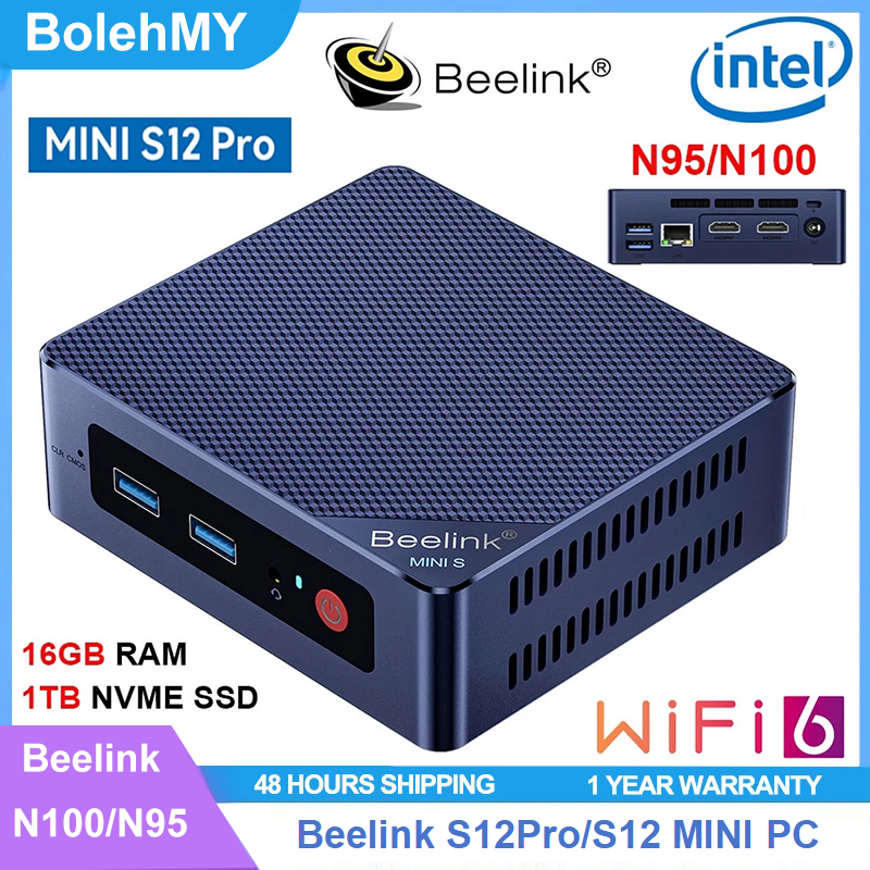 Beelink 12th Gen Intel Mini S12Pro N100/S12 N95 Win11 DDR4 M.2 PCIe ...
