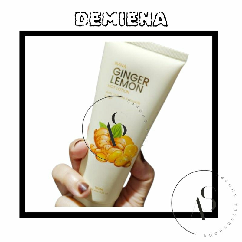 NEW ‼️ GINGER LEMON HOT LOTION ANTI CELLULITE 100ML | LOSYEN PANAS ...