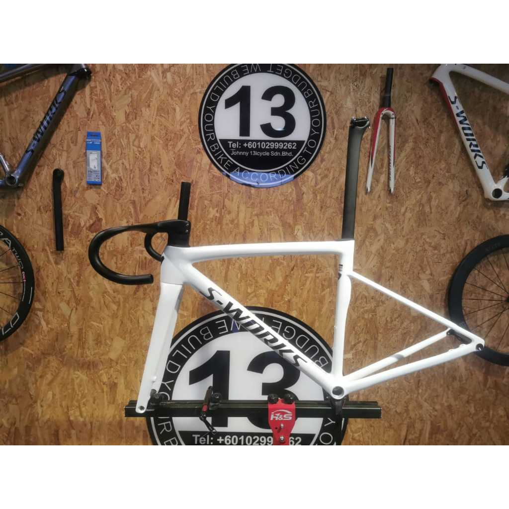 NEW FRAMESET TAIWAN FRAMES WHITE S L8 CARBON FRAMES TAIWAN CARBON ...