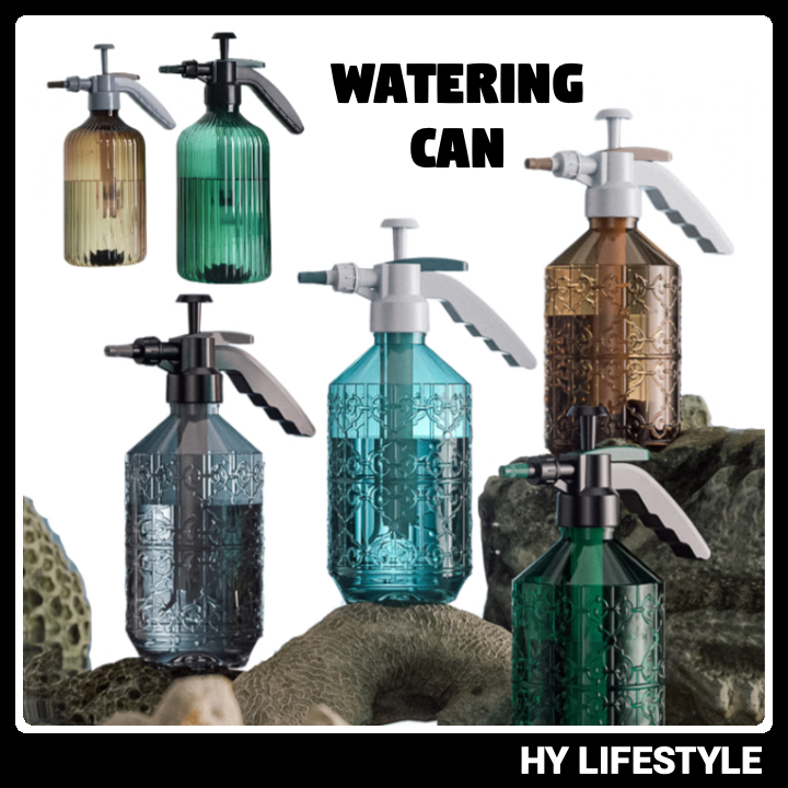 [HY] 2L Water Pressure Sprayer Watering Can Plant Flower Garden ...