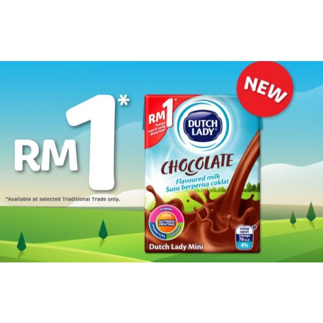 Dutch Lady Chocolate Milk 125ml | Shopee Malaysia