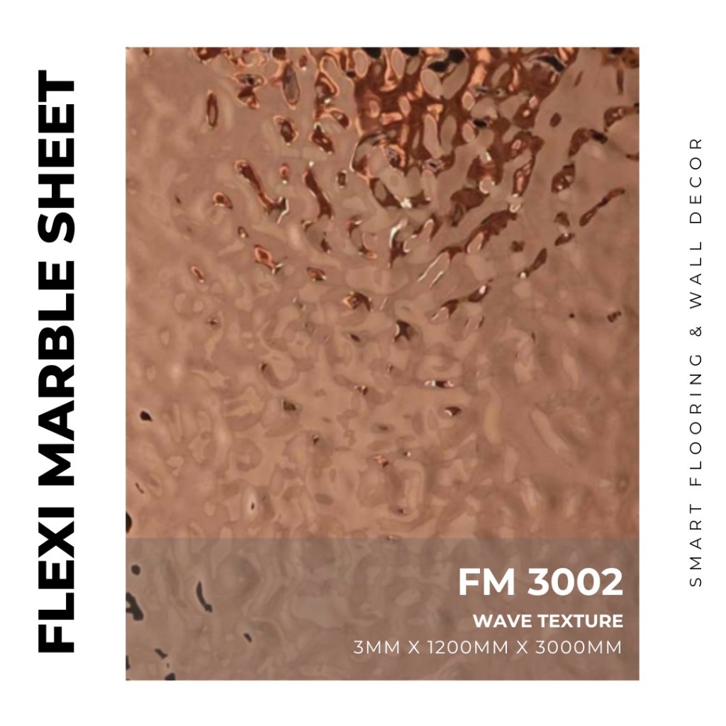 [Ready Stock] Flexi Marble Sheet - Water Ripple Wave Texture | Shopee ...
