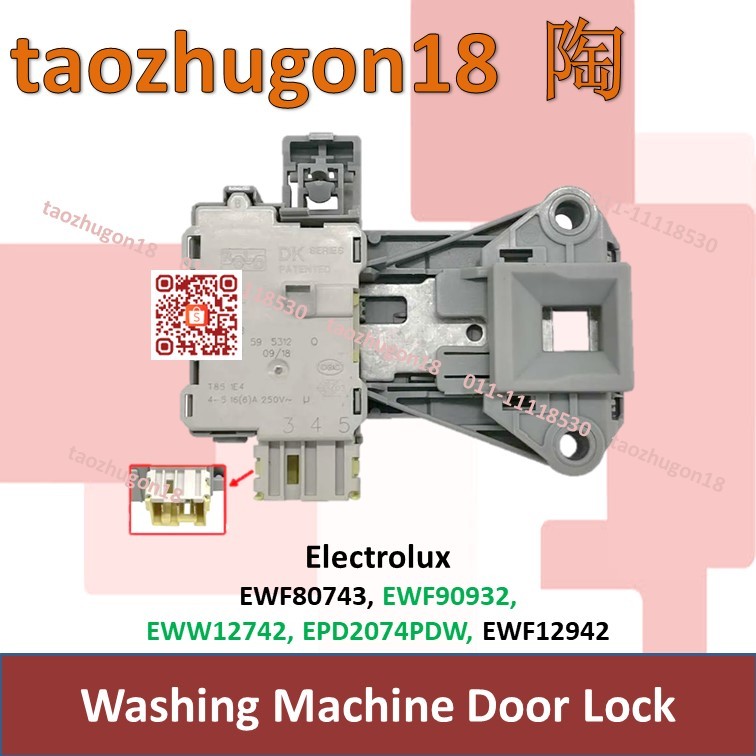 Electrolux Washing Machine Door Switch Lid Lock Mesin Basuh Suis Pintu ...