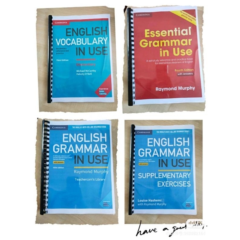 A4 REPRINT ENGLISH GRAMMAR IN USE SERIES /英语速学速用系列 | Shopee Malaysia