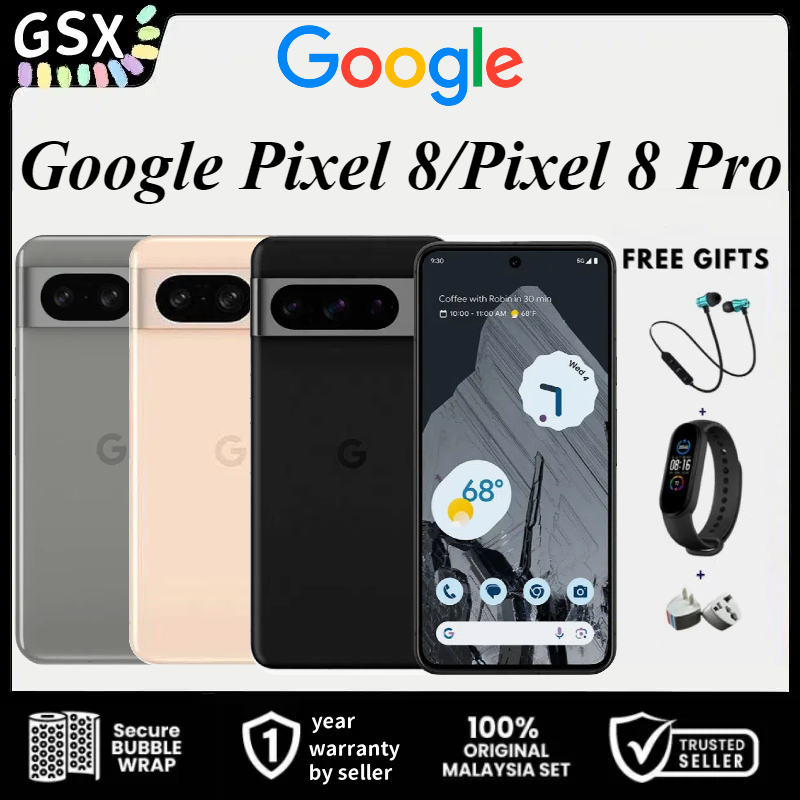 Google Pixel 8 6.2 inches / Google Pixel 8pro 6.7 inches 5050 mAh 50 MP IP68 Water 5G SmartPhone ...