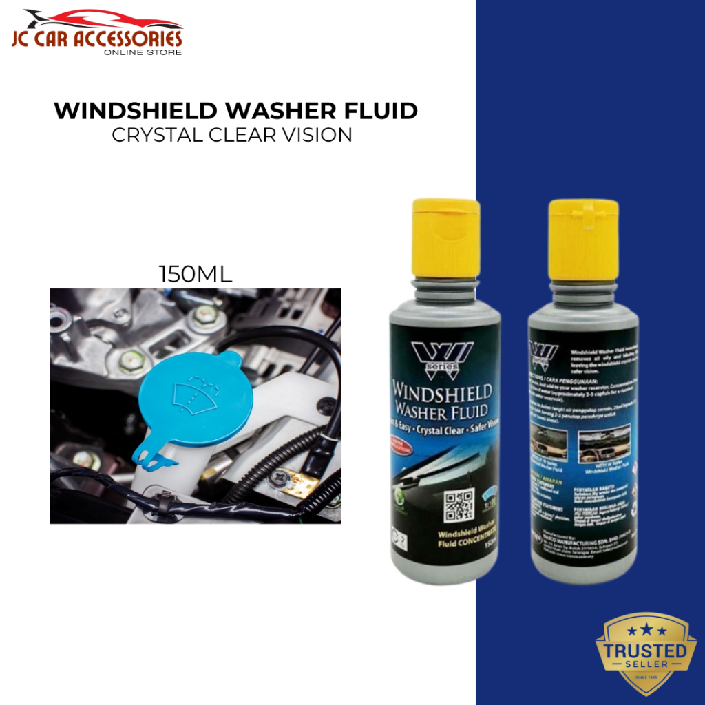 Waxco W SERIES Windshield Washer Fluid 150ml Car Wiper Tank Windscreen ...