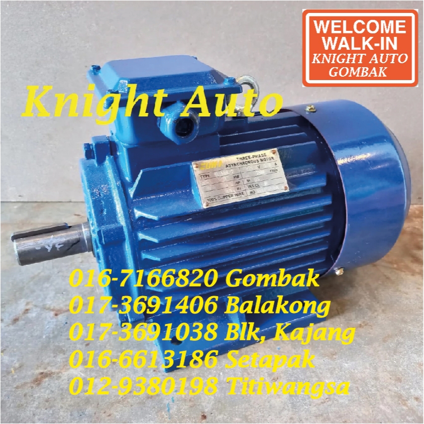 EUMA Y2-100L-2 Electric Motor (3kw/4HP) 415V 3000RPM | Shopee Malaysia