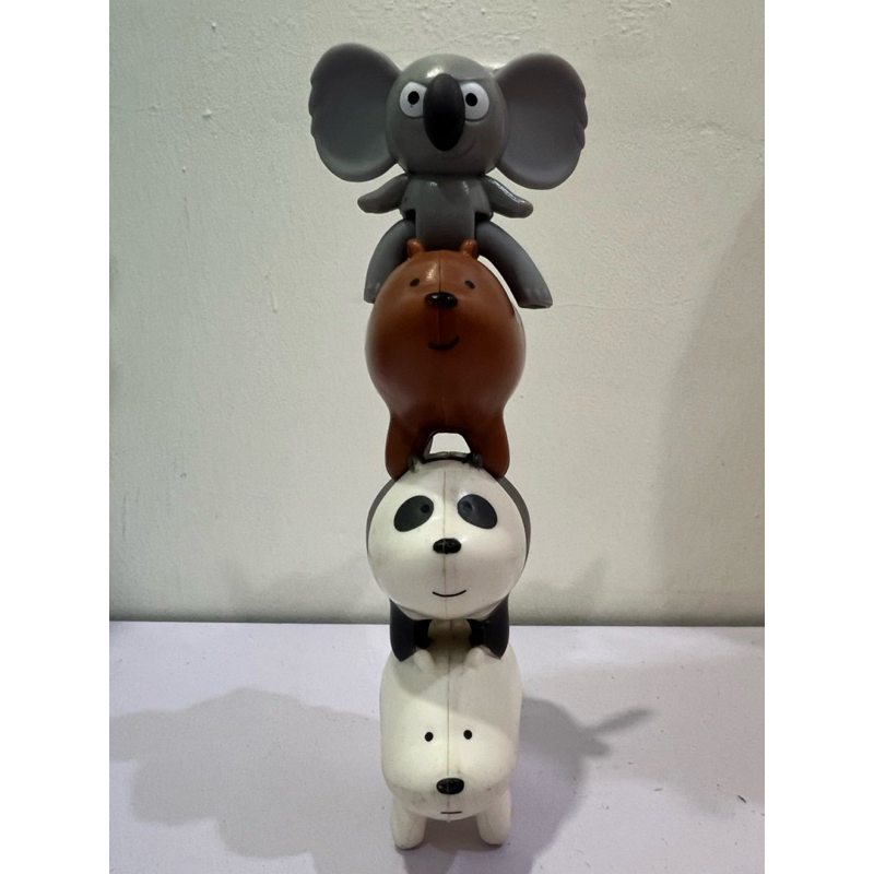(Used) McDonald’s Happy Meal Toys WE BARE BEAR Nom Nom and the Bear Stack | Shopee Malaysia