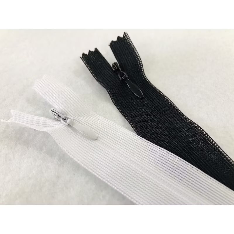 (1pcs) Zip sorok murah /invisible zip hitam putih | Shopee Malaysia