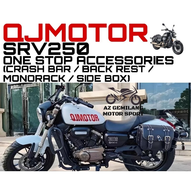 QJMOTOR SRV250 SRV 250 ONE STOP ACCESSORIES ACCESSORY MODIFIED MODIFY ...