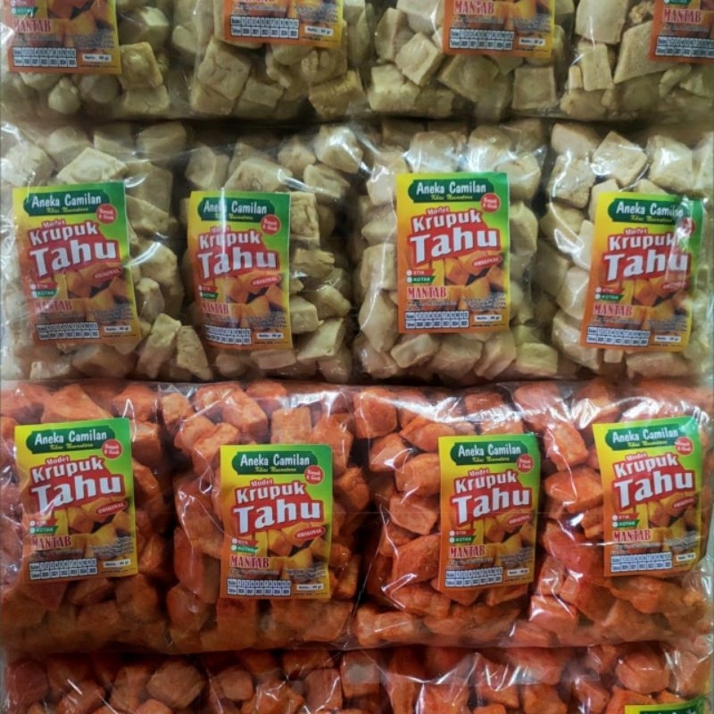 Kerupuk Tahu Aneka Cemilan Khas Nusantara Berbagai Varian Rasa.Harga Untuk Satu Pack isi ...