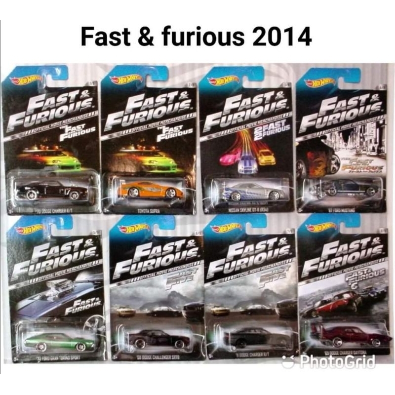 Hot Wheels - Fast Furious 2nd Wave Series 2014 Mix | Shopee Malaysia