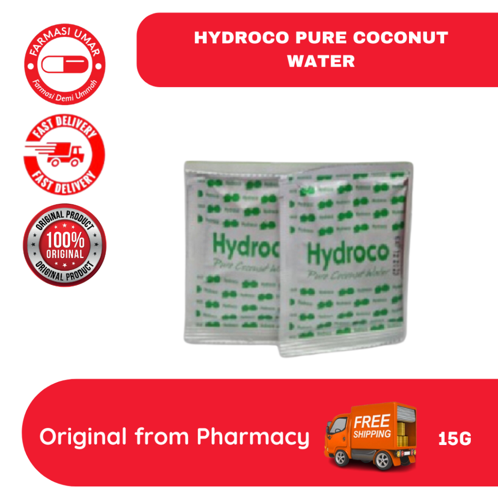 HYDROCO PURE COCONUT WATER 15G | Shopee Malaysia