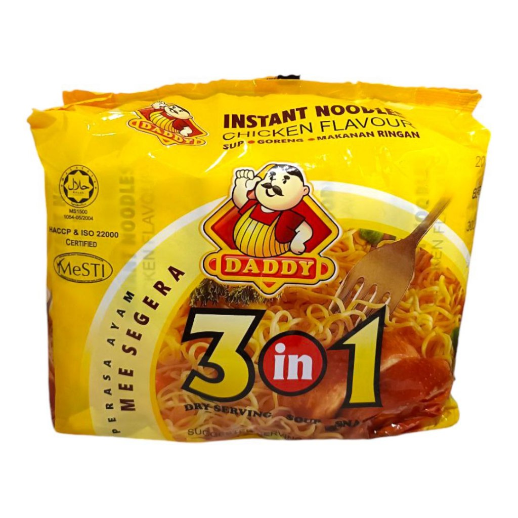 DADDY Instant Noodle 3in1 Chicken Flavour 5x80g | Shopee Malaysia