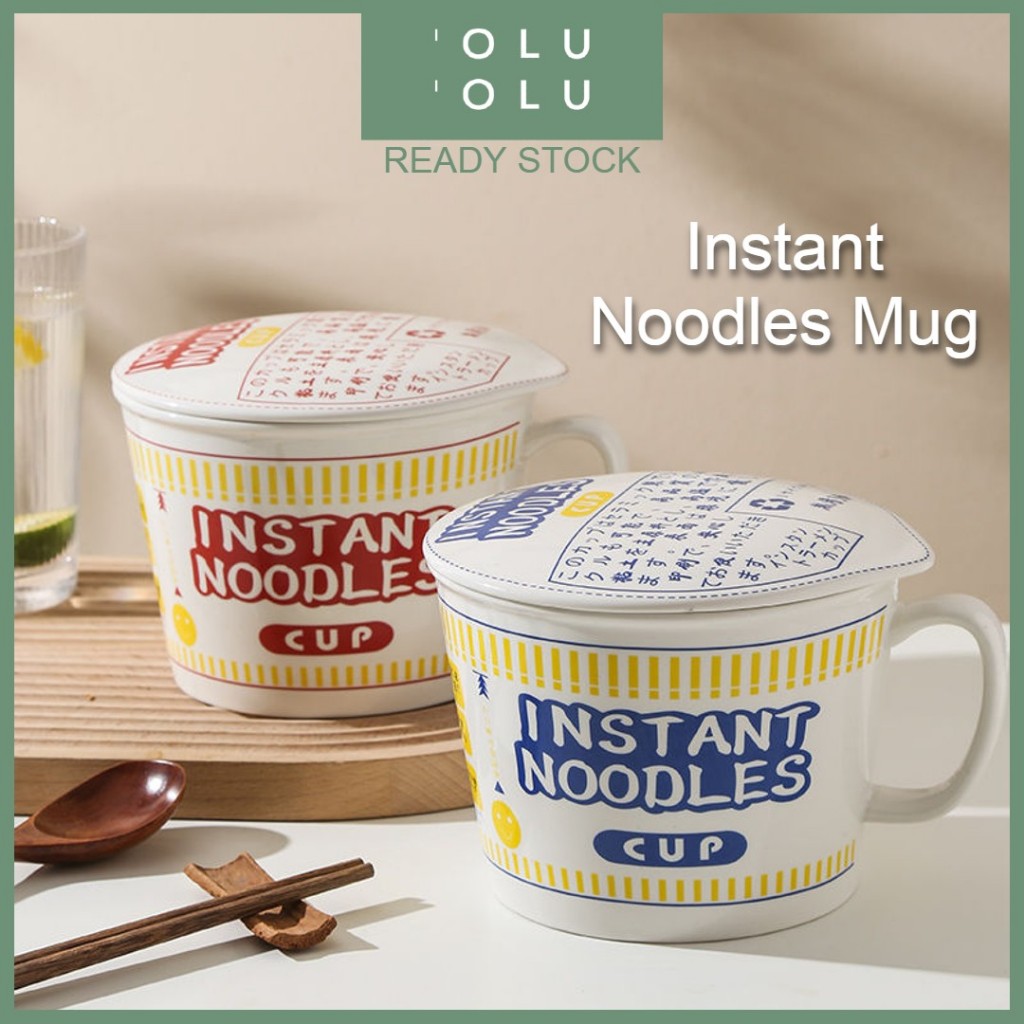 Japanese Stylish Instant Noodle Mug Bowl Mi Segera Manguk Mug Jepun | Shopee Malaysia