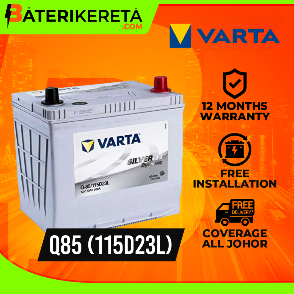 VARTA SILVER DYNAMIC EFB Q85 | 115D23L CAR BATTERY | Shopee Malaysia