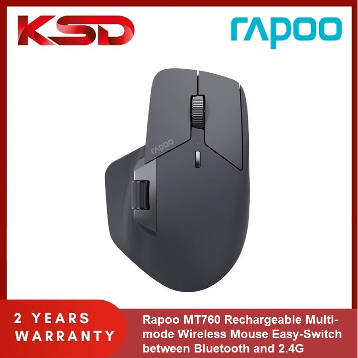Rapoo MT760 Rechargeable Multi-mode Wireless Mouse Easy-Switch between ...