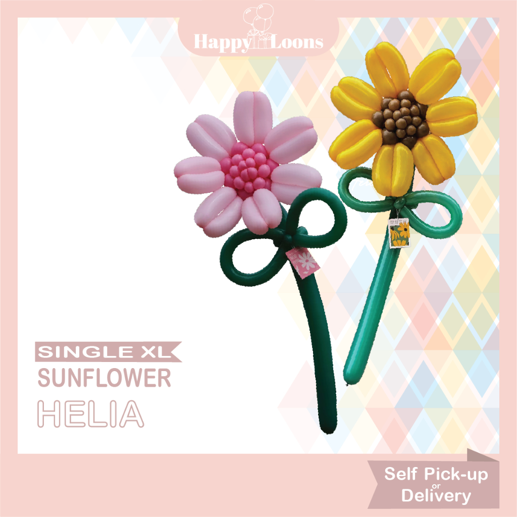 [BF-114 : DELIVERY/PICK-UP] JUMBO BALLOON FLOWER FOR ANNIVERSARY ...