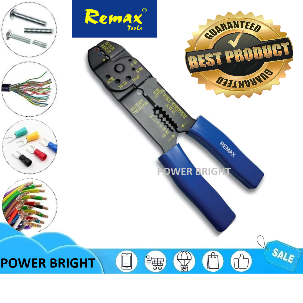 REMAX CRIMPING TOOL WIRE CRIMPER 40-RP538 | Shopee Malaysia