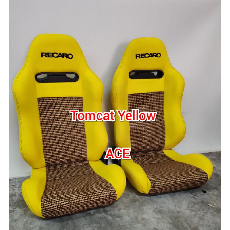 Recaro Sport Semi Bucket Seat Tomcat Yellow | Shopee Malaysia