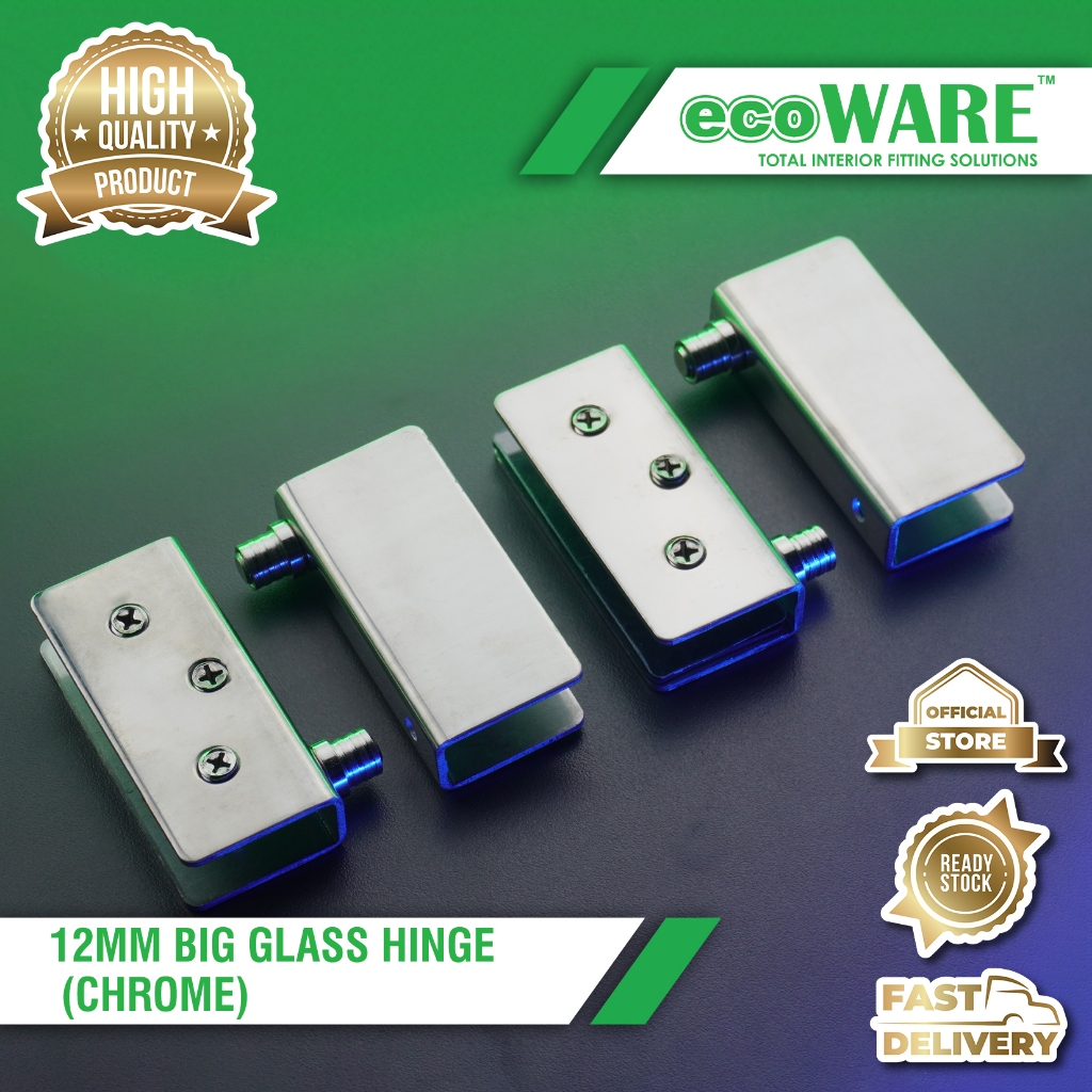 ecoWARE 12mm Big Glass Hinge Door Catch Door Hinge Suitable For Glass ...