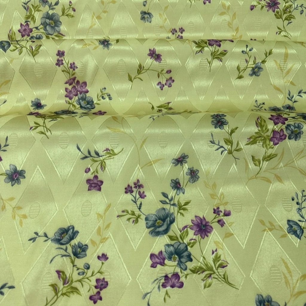 Kain Langsir Jacquard Bidang 60" Kain Langsir Corak Bunga Kain Langsir ...