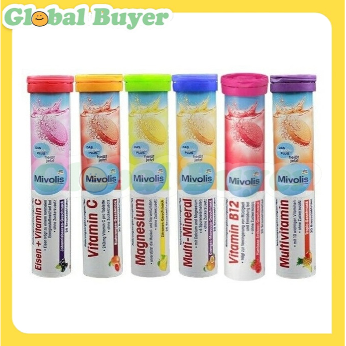 Mivolis Vitamins - Dietary Supplements 20 pcs/Tube | Germany | Shopee Malaysia