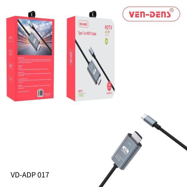VEN-DENS VD-ADP 017 Type C to HDTV CABLE (2M) | Shopee Malaysia