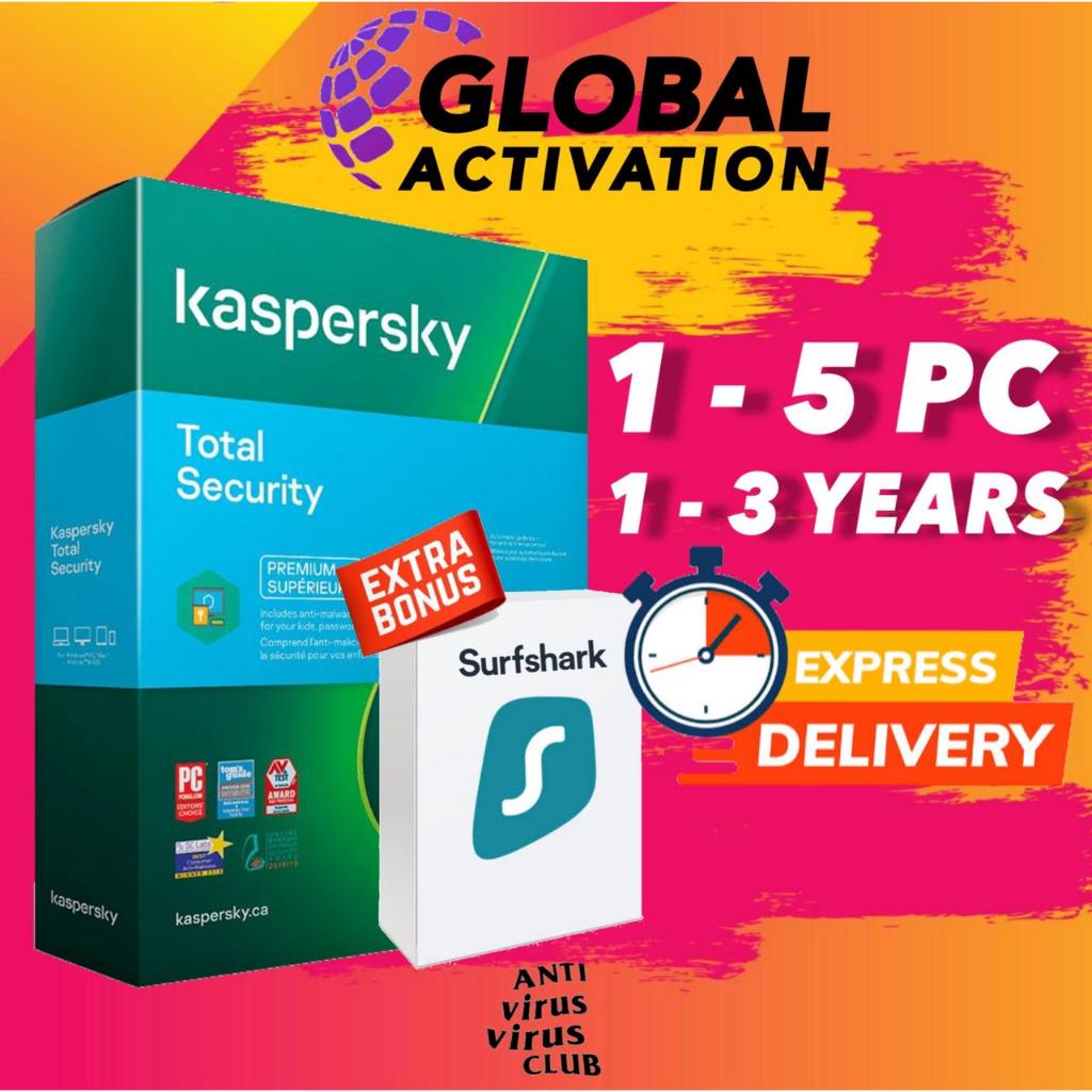 Original Kaspersky Total Security Latest Version Antivirus | Shopee ...