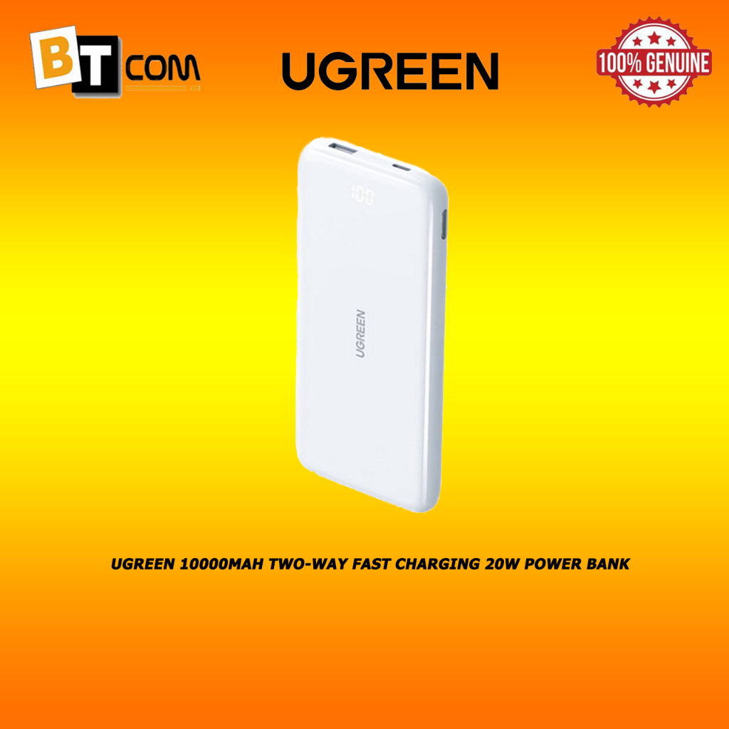 UGREEN 10000MAH TWO-WAY FAST CHARGING 20W POWER BANK UG-PB200-80700 ...