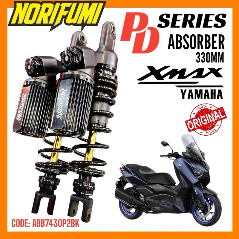 💯 ORIGINAL NORIFUMI ABSORBER 330MM PD SERIES XMAX 250 NMAX V1 | Shopee ...